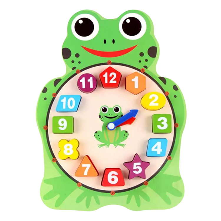 WOODEN TOY CLOCK 5134068 | PRIMO-C421007 - HSDS Online
