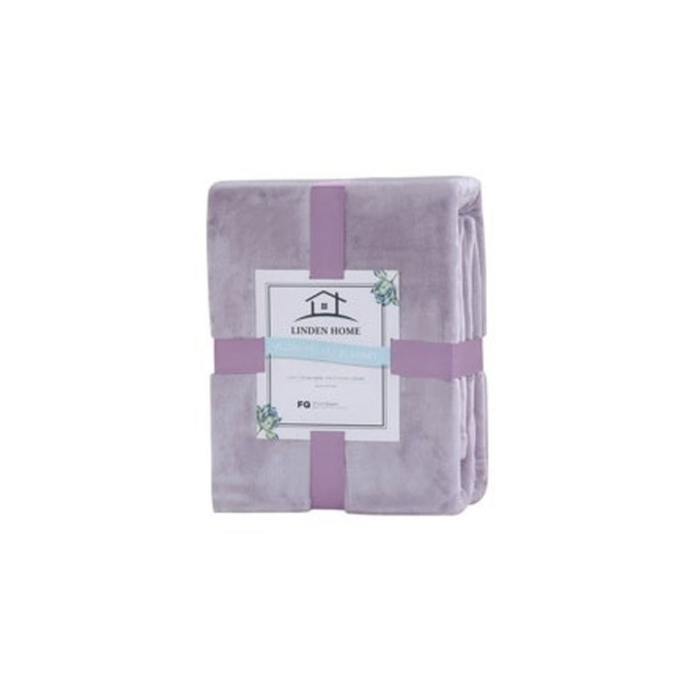LINDEN PURPLE HOME BLANKET | LHBLANKFQPUR - HSDS Online