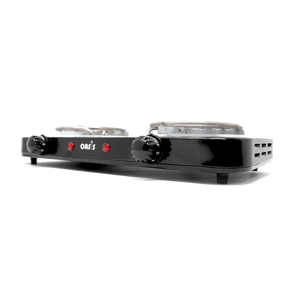 OASIS ELECTRIC HOT PLATE DOUBLE BURNER | OA-9002 - HSDS Online