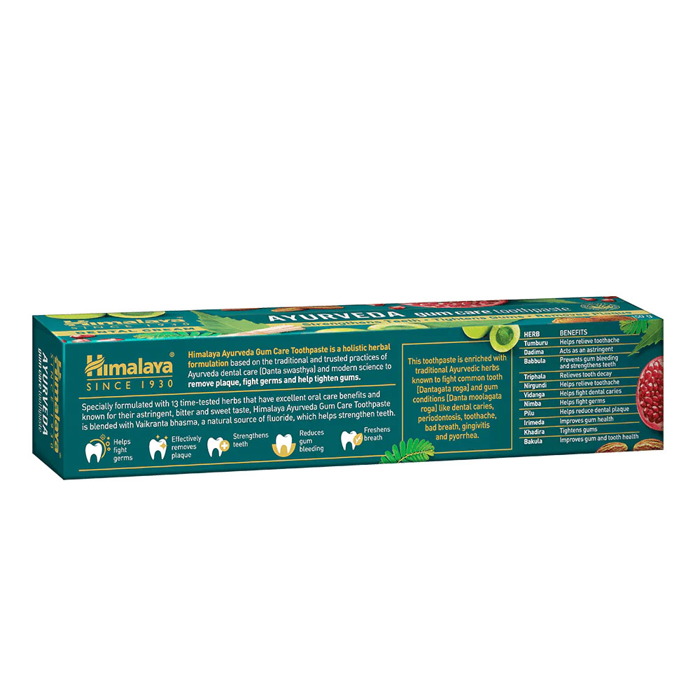 HIMALAYA AYURVEDA GUM CARE TOOTHPASTE 150 GR | IND-5050648 - HSDS Online