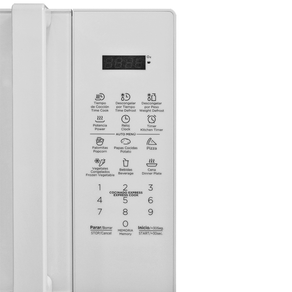 THE BEST MMDXX11S2WW-CA | MIDEA 1.1 CU.FT MICROWAVE WHITE