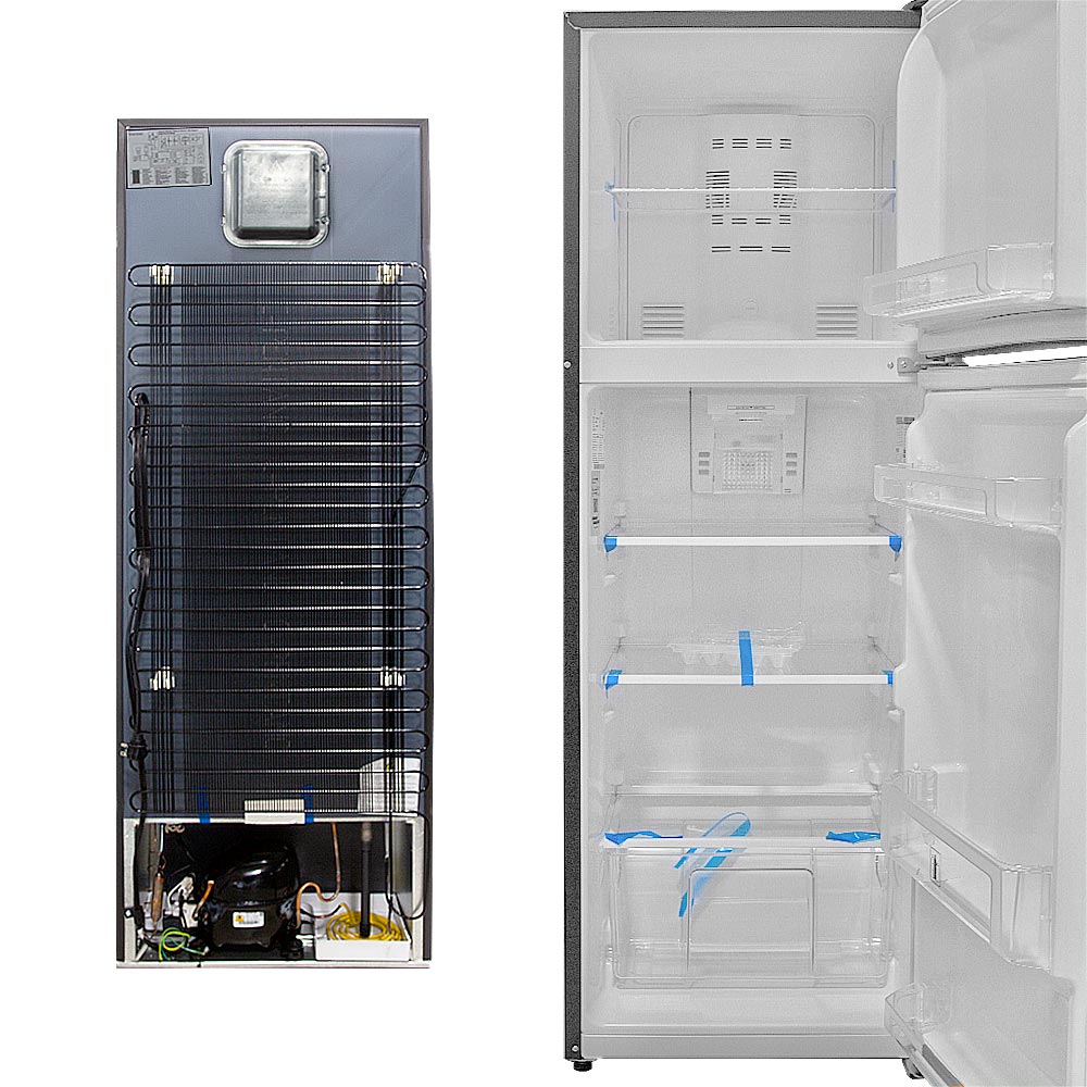 MABE 8CUFT TOP MOUNT REFRIGERATOR GREY | RMA230PVMREO - HSDS Online