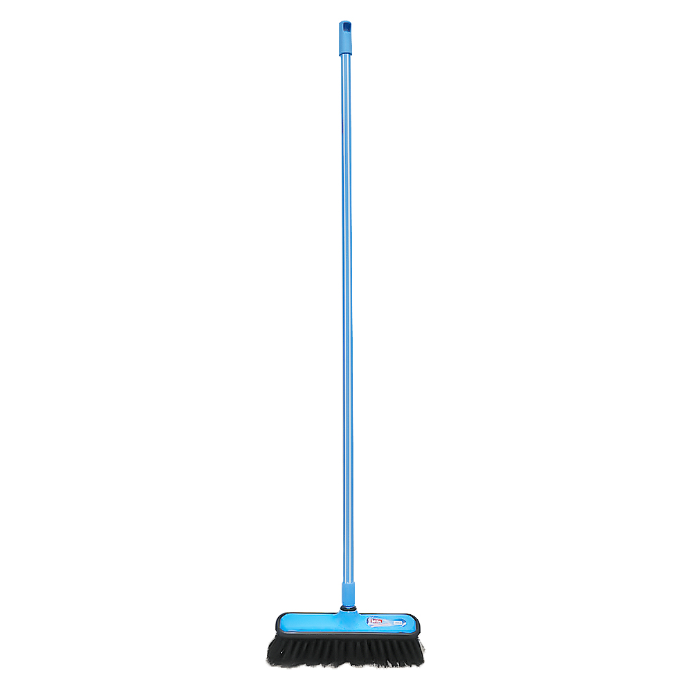 WIN Plastic Broom: Durable & Efficient Cleaning Power W 28 x L 122