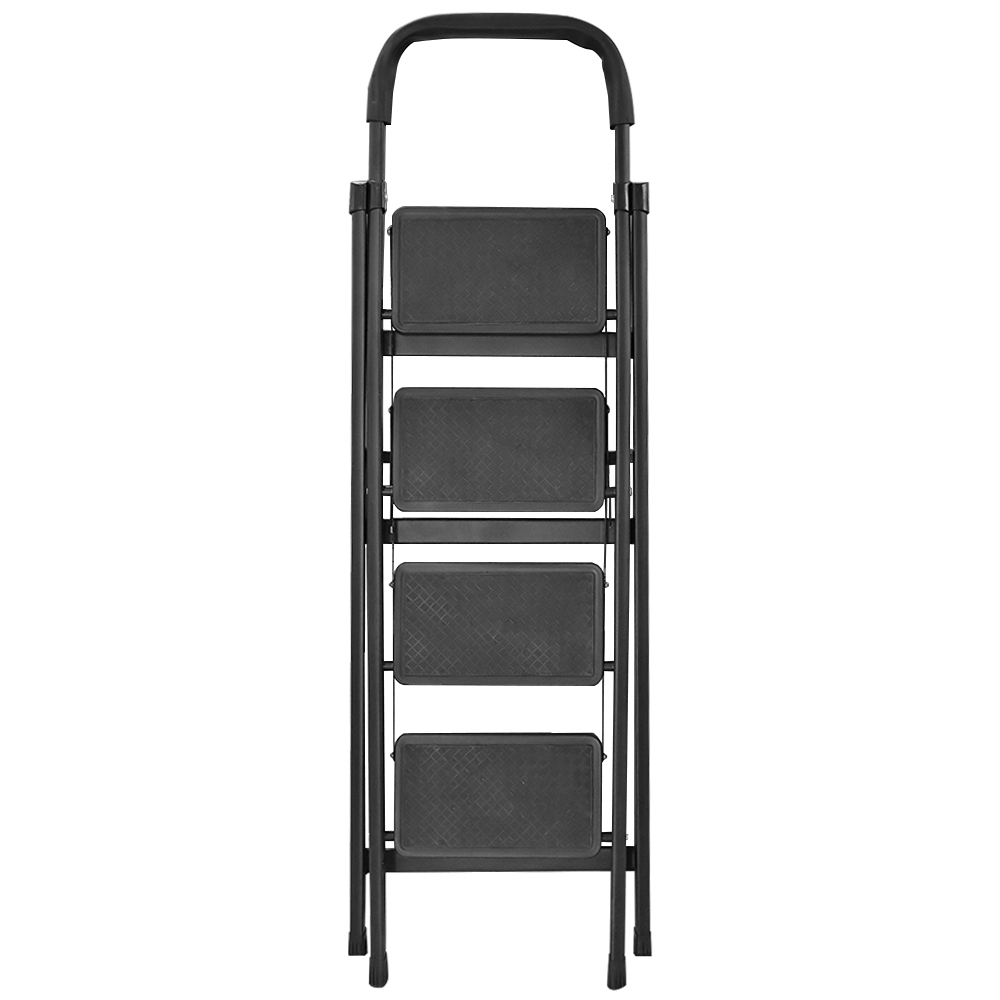 4-Step Black Ladder C15ML4 – Durable and Stylish for Home and Work